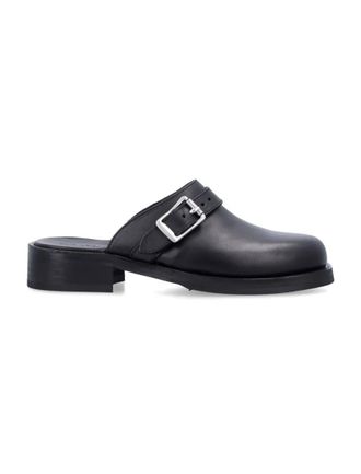 Our Legacy Loafer - Camion Leather Mule With Buckle - Gr. 40 (EU) - in Schwarz - f&uuml;r Damen