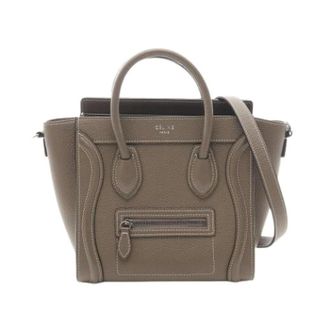 Celine Sac &agrave; main vintage doccasion - Femme - Pre-owned - Beige - Taille: ONE Size
