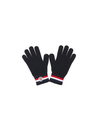 Moncler Tricolore Logo Gloves