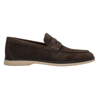 Estro & Luminara Homme, Chaussures, Brun, Taille: 45 EU Velour Mocassins