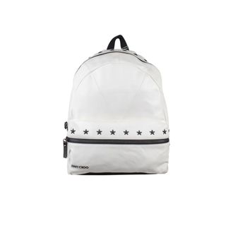 Jimmy Choo London Homme, Sacs, Blanc, Taille: ONE Size Wilmer Backpack