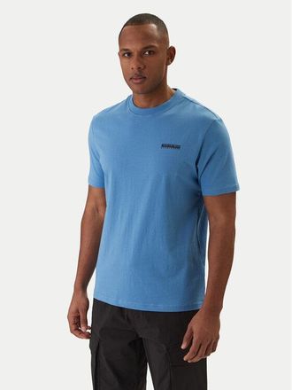 Napapijri T-Shirt Smallbox NP0A88TR Blau Regular Fit