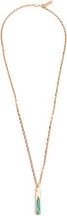 Lanvin collier à pendentif géométrique - Or