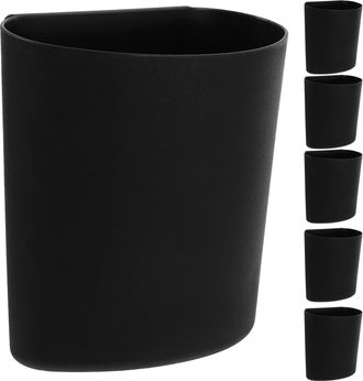 BESPORTBLE 6 St&uuml;ck Teiliges Schwarzer Platzsparender H&auml;ngekorb aus Langlebigem Pp kunststoff f&uuml;r Rollwagen Vielseitige Werkzeug Kleinteile aufbewahrung f&uuml;r Salon