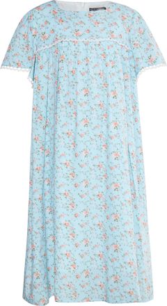 Dreimaster Dreimaster Kleid Mädchen (Kids) Hellblaue Blume