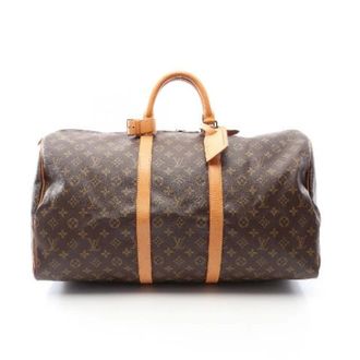 Louis Vuitton Pre-owned Keepall 55 Monogram Boston Bag - - Pre-owned - Damen - Braun - ONE SIZE