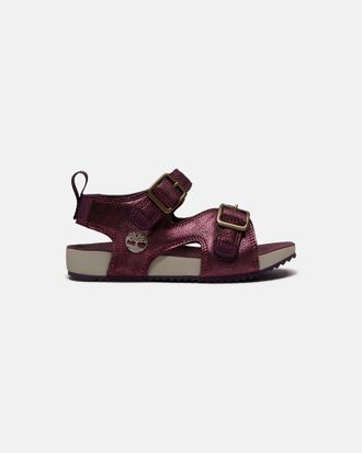 Timberland Castle Island Sandale mit Fersenriemen f&uuml;r Kinder in Lila, Violett, Gr&ouml;&szlig;e