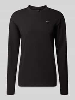 G-Star Langarmshirt mit kleinem Logo-Schriftzug