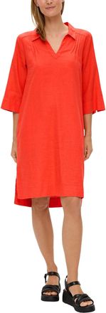 s.Oliver Relaxed Fit-Kleid aus Leinenmix