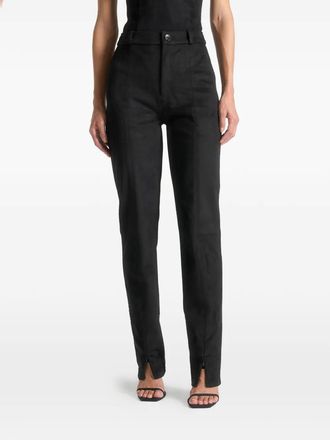 Manière De Voir zipped-cuffs trousers - Noir