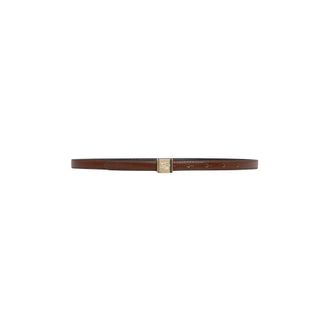 Karl Lagerfeld K/Autograph Pad H1.5 Ceinture - Femme - Accessoires - Brun - Taille: 65 CM