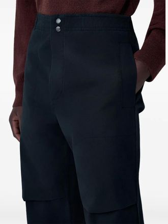 Margaret Howell press stud elasticated trousers - Schwarz