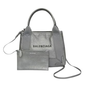 Balenciaga Pre-owned Navy Cabas XS - - Pre-owned - Damen - Grau - ONE SIZE
