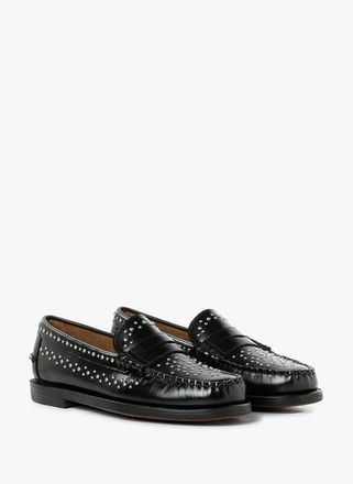 Sebago Dan Studs Ledermocasins - Schwarz