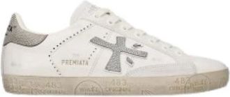 Premiata Femme, Chaussures, Blanc, Taille: 41 EU Steven Baskets
