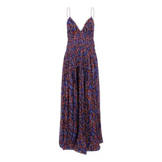 Ulla Johnson Femme, Robes, Violet, Taille: 36 FR Robe en mousseline &agrave; imprim&eacute; floral