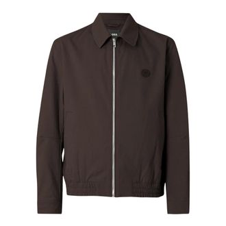 HUGO BOSS Homme, Vestes, Brun, Taille: XL Veste en coton stretch