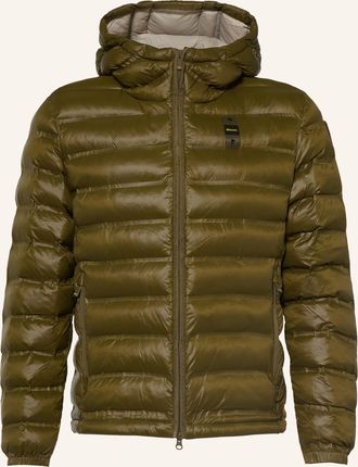 Blauer Steppjacke Charles gruen