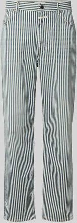 Closed Straight Fit Jeans mit Logo-Patch