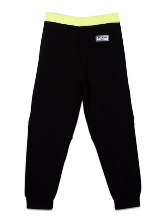 Balmain Pure Cotton Trousers - Black