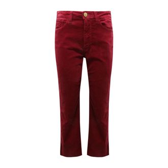 Mason's Velvet Olivia Hose - - Trousers - Damen - Rot - W30