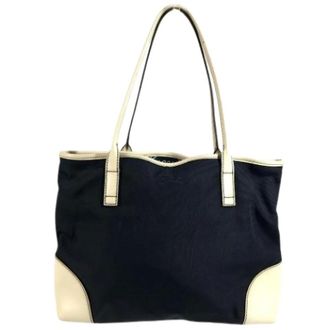Gucci Sac cabas pr&eacute;-aim&eacute; en toile GG - Femme - Pre-owned - Bleu - Taille: ONE Size