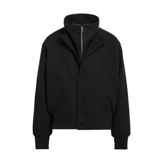 Jacquemus Le Blouson Carrera - Homme - Vestes - Gris - Taille: M