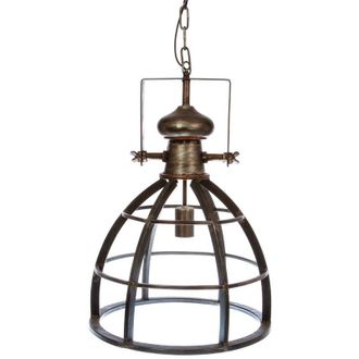 Atmosphera Suspension en fer Factory - Diam. 40 cm - Etain