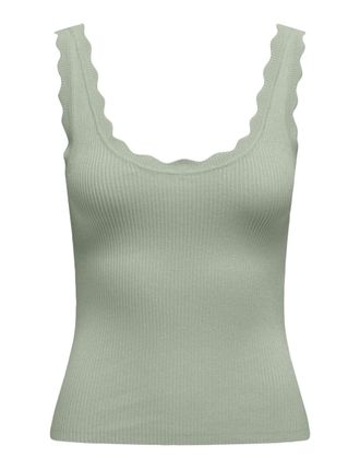 Jacqueline de Yong Jdynanna S/L Scallop Edge Top KNT Noos