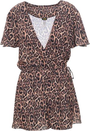 F**k Femme, Combinaisons et Ensembles, Brun, Taille: 42 FR Combinaison Short de Plage