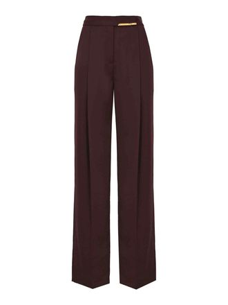 Elisabetta Franchi Pantalons D&eacute;contract&eacute;s - Marron