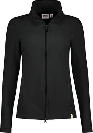 HAKRO 246 DAMEN FLEECEJACKE ECO GRS (DE/NL/SE/PL, Alphanumerisch, 3XL, Regular, Regular, schwarz)