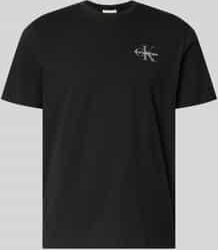 Calvin Klein Jeans T-Shirt mit Rundhalsausschnitt und Logo