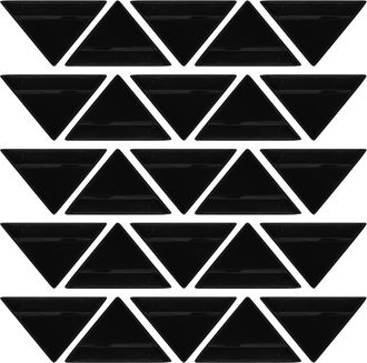 Aboofan 30 St&uuml;ck Stapelbares Dreieck Perlentablett aus Kunststoff Sortierschale f&uuml;r Strasssteine und Diamantwerkzeuge Aufbewahrungstablett f&uuml;r Schmuckbasteln 