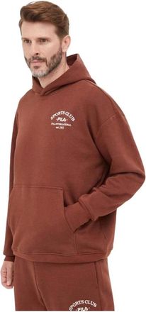Fila Homme, Sweatshirts et sweats &agrave; capuche, Brun, Taille: M SweaT-shirts &agrave; capuche