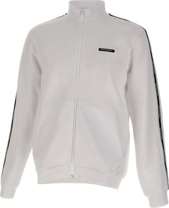 Emporio Armani Emporio Armani Ea7, Homme, Sweatshirts et sweats &agrave; capuche, Blanc, Taille: S Train Logo Series Zip SweaT-shirt