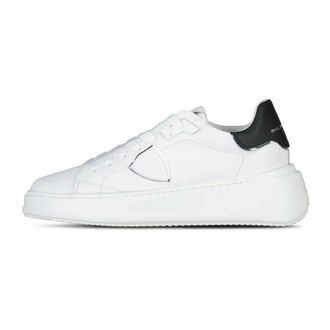 Philippe Model Femme, Chaussures, Blanc, Taille: 38 EU Baskets basse en cuir nubuck