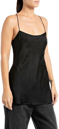 Replay Damen Top Ärmellos, Schwarz (Black 098), S