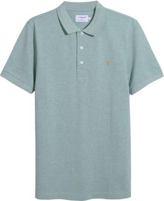 Farah Blanes SS Polo, Brume Verte 306, M Homme