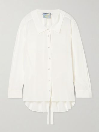 Bernadette Guido Seidenbluse Mit Verzierungen - Elfenbein