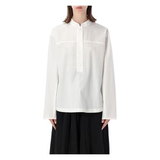 STUDIO NICHOLSON Vega Shirt - - Blouses & Shirts - Damen - Wei&szlig; - XS