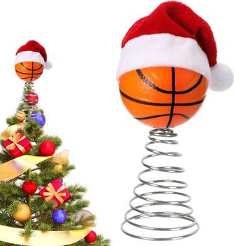 Generic Sport Weihnachten Topper - Basketball Baseball Golf | Weihnachtsdekoration f&uuml;r Fans Schlafzimmer Wohnzimmer B&uuml;ro Kirche Robe Studie B&uuml;cherregal Wohnun