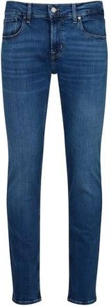 7 For All Mankind Jean slim Slimmy en coton m&eacute;lang&eacute;