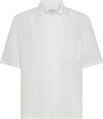 Seventy Homme, Chemises, Blanc, Taille: S Short Sleeve Shirt