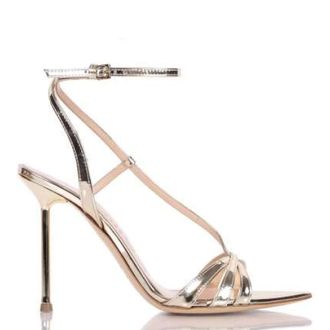 Ninalilou Femme, Chaussures, Gris, Taille: 38 EU Sandale &agrave; talon haut