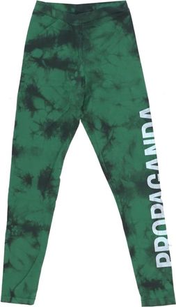 PROPAGANDA Gr&uuml;ne Tie Dye Damen Leggings - - Trousers - Damen - Gr&uuml;n - S