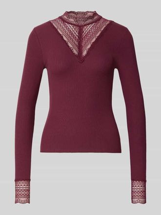 Only Slim Fit Langarmshirt aus Viskose-Mix Modell TILDE