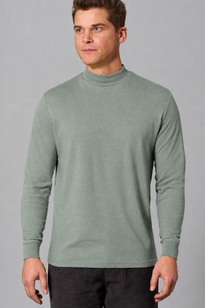 Hempage Hempage Herren vegan Rollkragen Langarmshirt Hempage Thymiangr&uuml;n