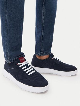 Tommy Hilfiger Sneakers Th Modern Lightcup Knit FM0FM05886 Dunkelblau