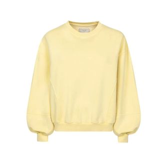&Acirc;m&egrave; Femme, Sweatshirts et sweats &agrave; capuche, Jaune, Taille: 38 FR Meme SweaT-shirt